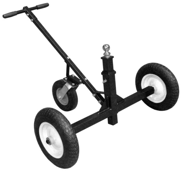 Tow Tuff TMD-1000C Heavy Duty Adjustable Trailer Dolly with Caster Whe ...