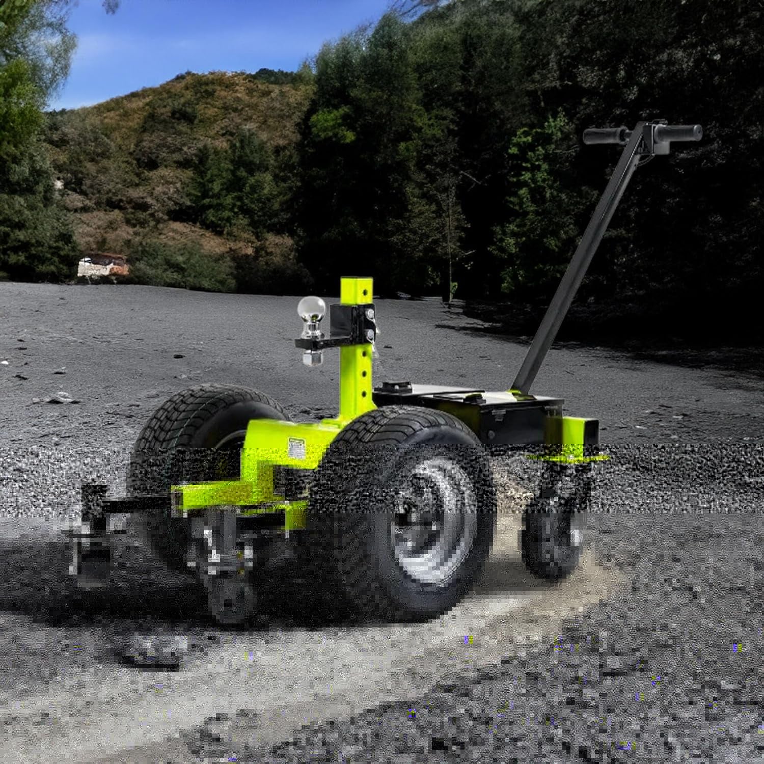 Tow Tuff 7500 Pound Capacity Heavy Duty Steel Electric Trailer Dolly T ...