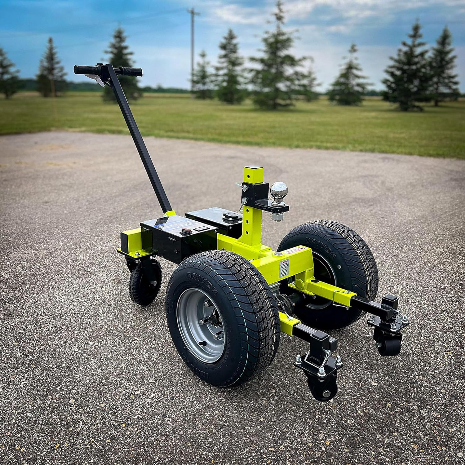 Tow Tuff 7500 Pound Capacity Heavy Duty Steel Electric Trailer Dolly T ...